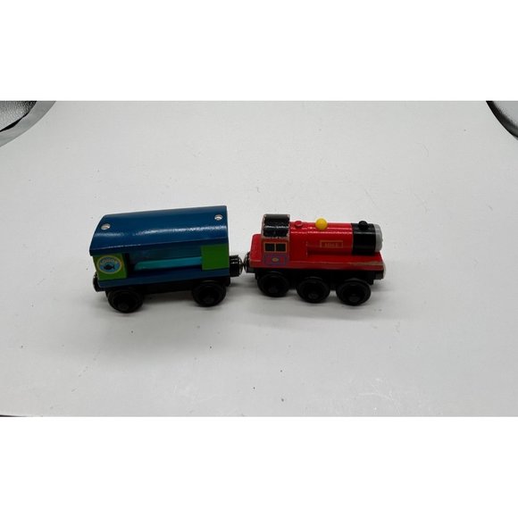 Toys | Thomas Friends Wooden Railway Mike Engine And Sodar Aquarium Car ...